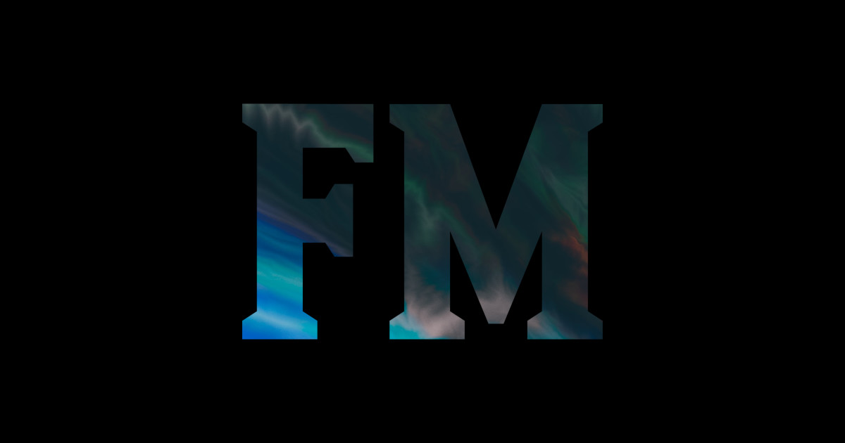 FM - Psychedelic Style - Fm - Sticker | TeePublic