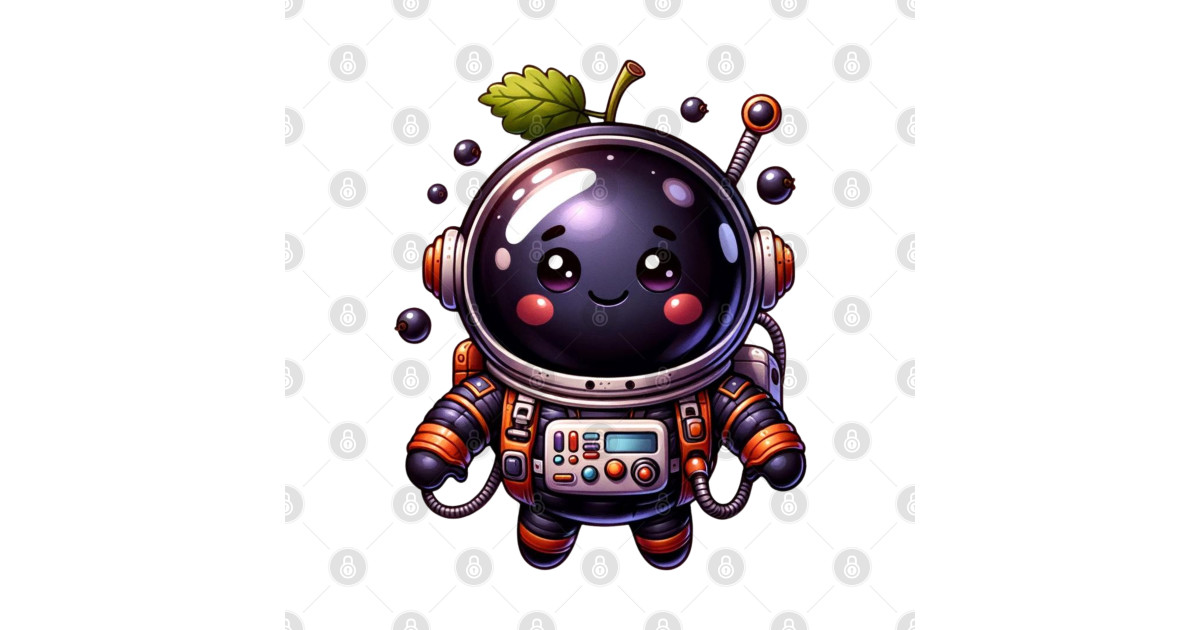 Cosmic Berry Astronaut - Stellar Sweetness Adventure - Astronaut Berry ...