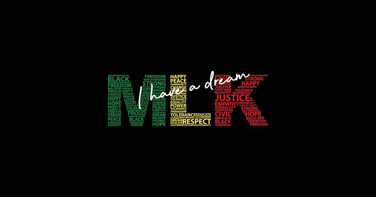 I Have a Dream Black History Month - MLK Day Tribute Art - Mlk Day ...