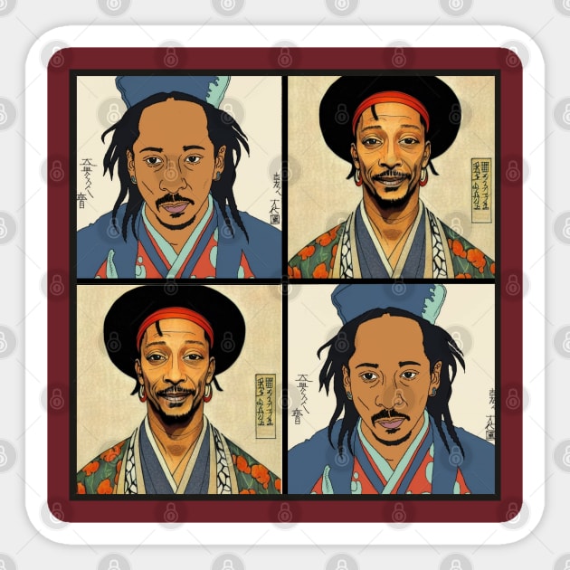 katt williams japanese & chinese look,funny - Katt Williams - Sticker ...