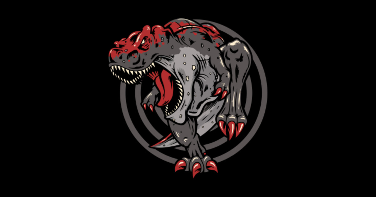 T-Rex Red - T Rex Red - Sticker | TeePublic