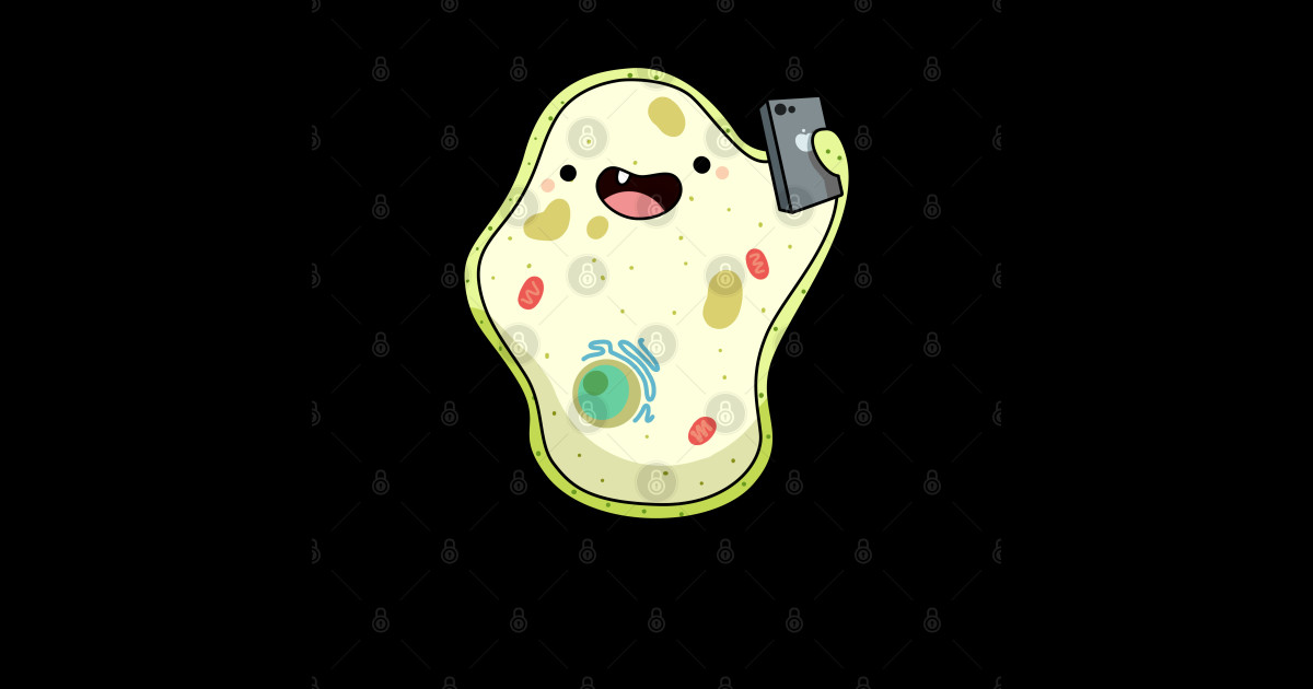 Cellfie Funny Biology Pun - Science Puns - Sticker | TeePublic