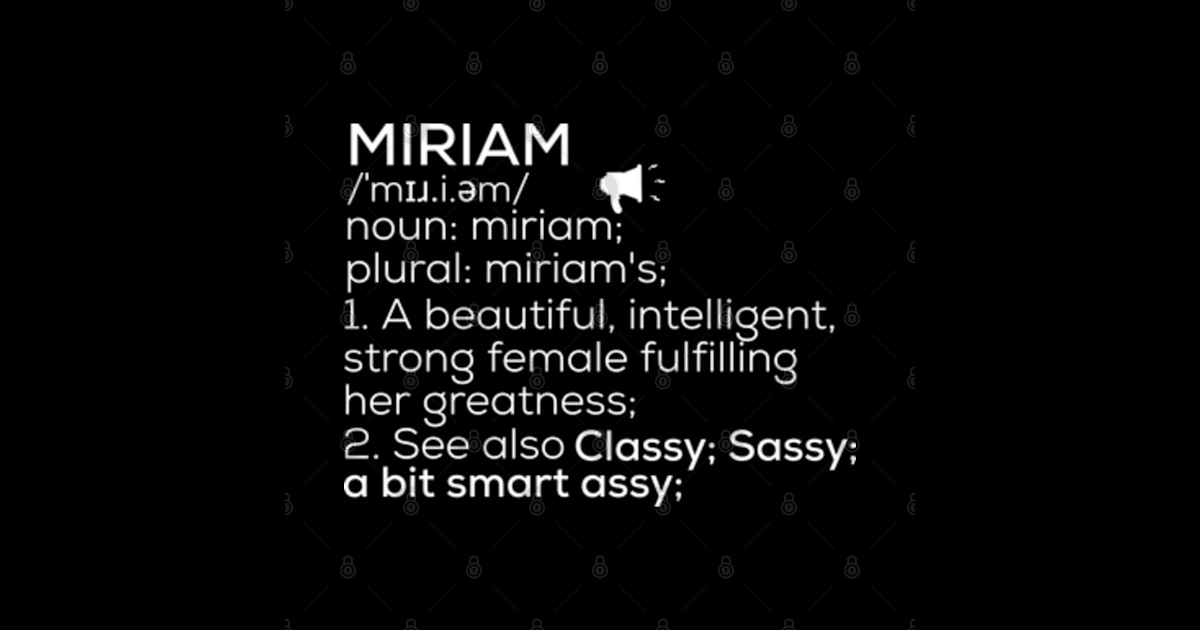 Miriam Name Miriam Definition Miriam Female Name Miriam Meaning ... Miriam Name Miriam Definition Miriam Female Name Miriam Meaning ...