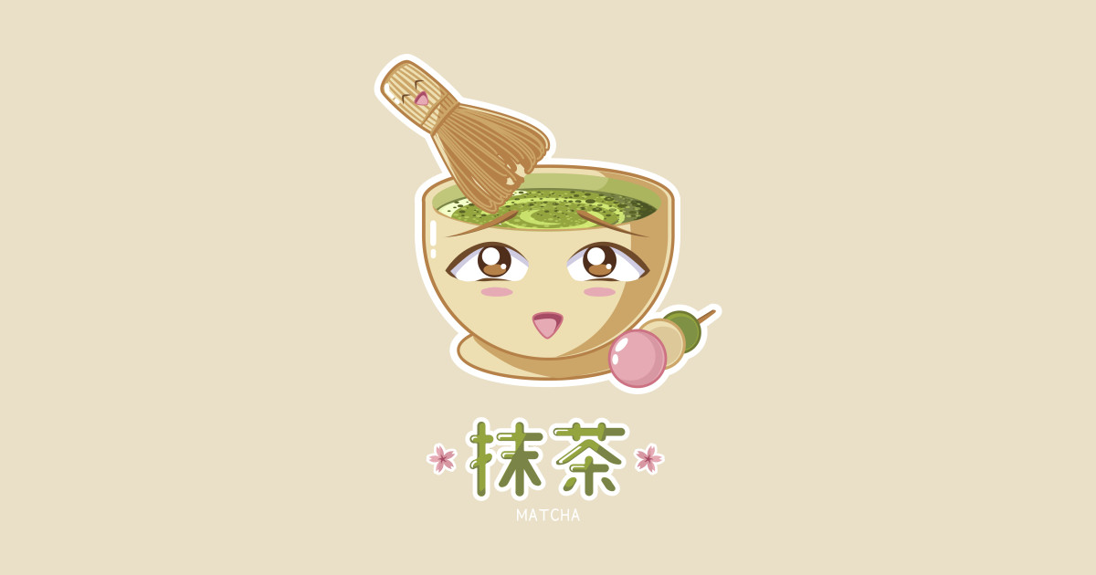 Cute Matcha Character - Matcha Green Tea - T-Shirt | TeePublic