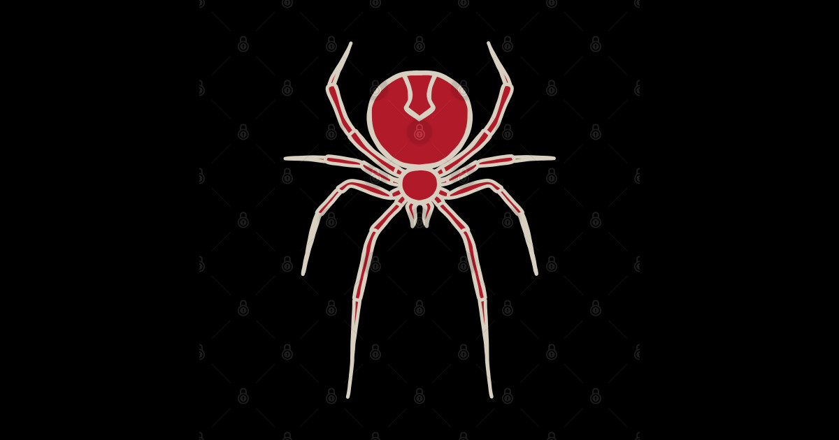 Simply Spooky Collection - Spider - Blood Red and Bone White - Spider ...