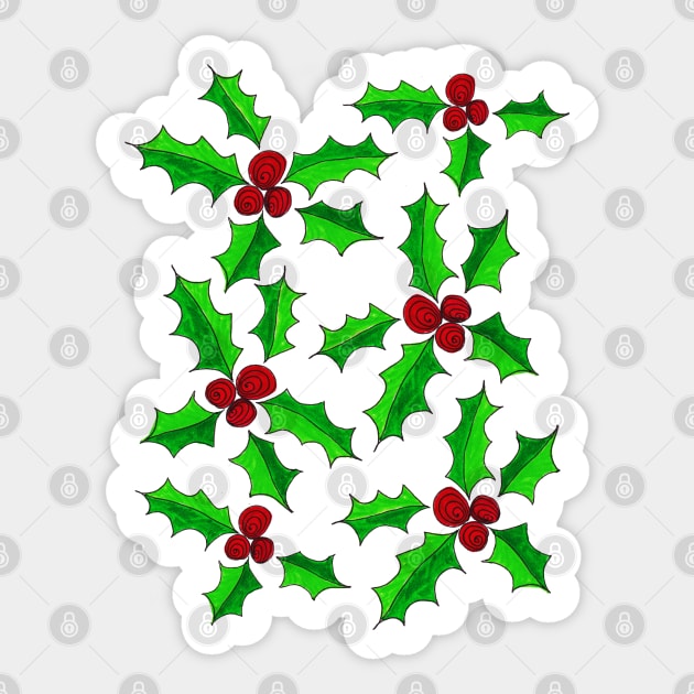 Jolly Holly I - Holly - Sticker | TeePublic