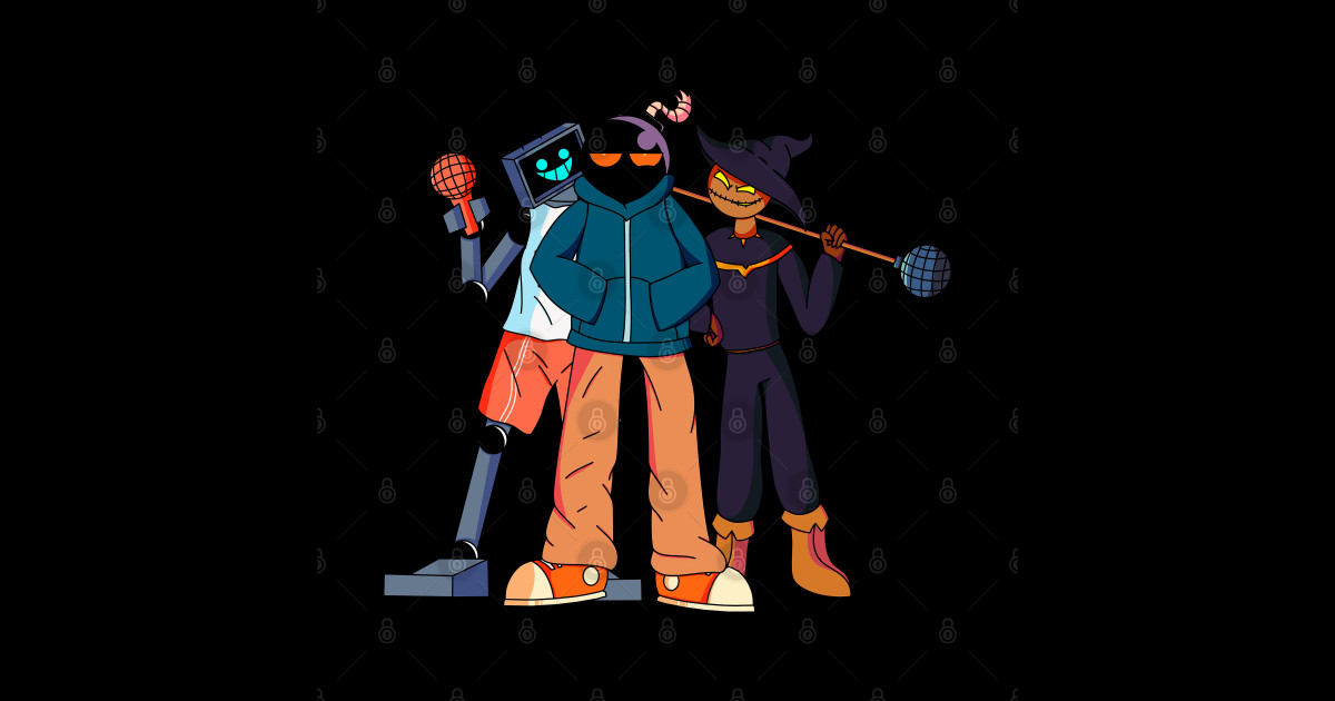 Hex Whitty and Zardy FNF characters - Fnf - Posters and Art Prints ...