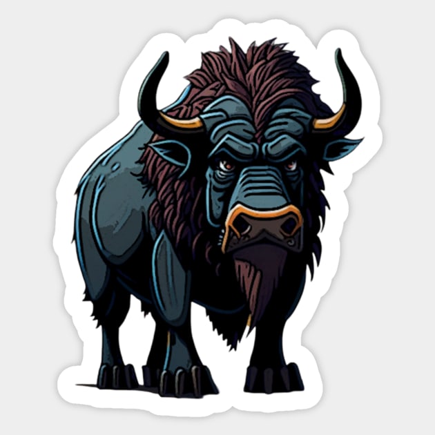 buffalo - Buffalo - Sticker | TeePublic