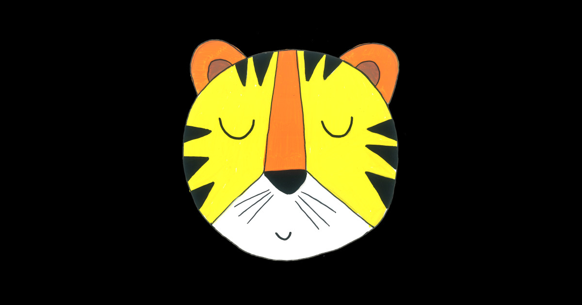 Chill Tiger - Tiger - Sticker | TeePublic