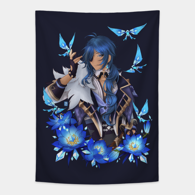 Kaeya, Pavo Ocellus - Genshin Impact - Tapestry | TeePublic