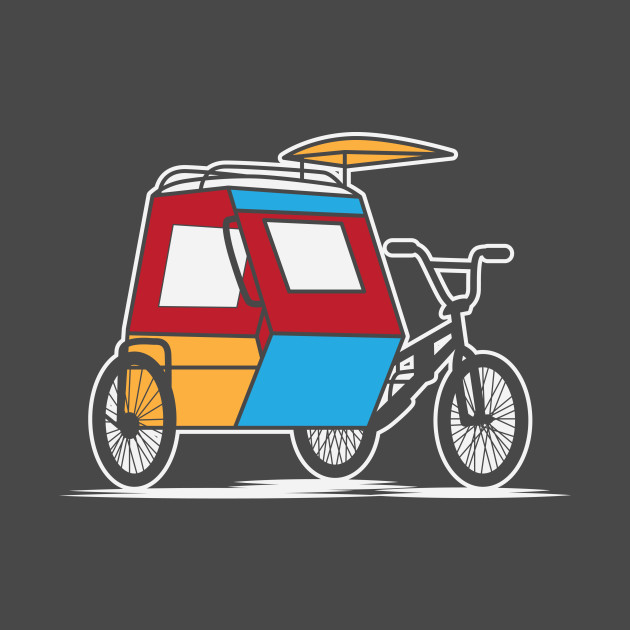 Philippines Padyak Bicycle Pedicab - Padyak - T-Shirt | TeePublic