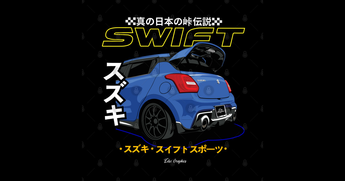 Suzuki Swift Sport ZC33S - Suzuki - Sticker | TeePublic