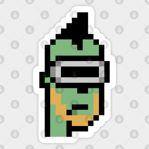Nft Zombie CryptoPunk - Nft Art - Sticker | TeePublic