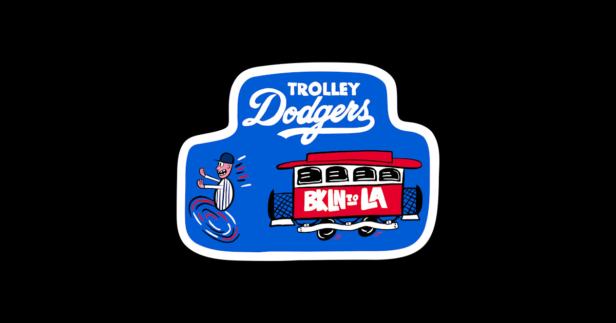 Los Angeles Dodgers Art - Los Angeles Dodgers - Sticker | TeePublic