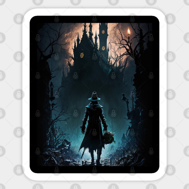 Bloodborne art - Bloodborne - Sticker | TeePublic
