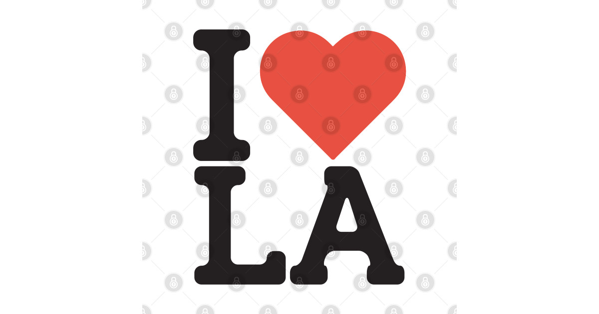 I Love Los Angeles - Los Angeles - T-Shirt | TeePublic