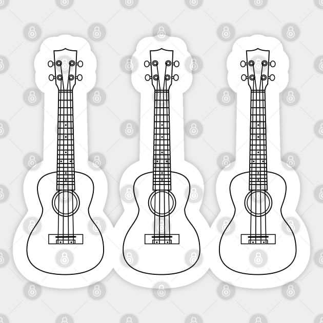 ukulele outline