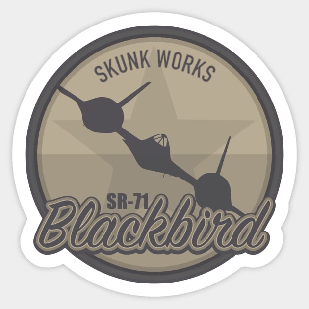SR-71 Blackbird - Sr71 Blackbird Habu - Sticker | TeePublic