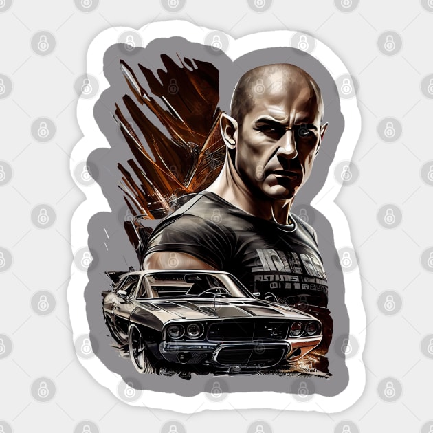 Fast & Furious - Dom Toretto - Fast And Furious - Sticker | TeePublic