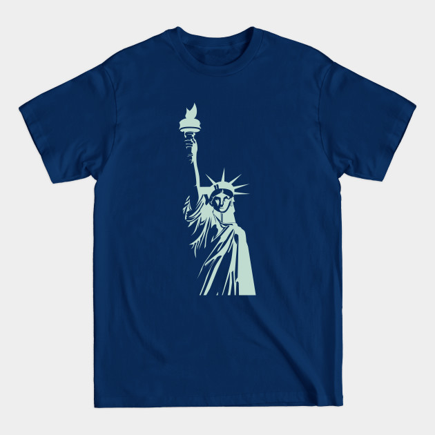 The Statue Of Liberty - The Statue Of Liberty - T-Shirt Designed & Sold ...