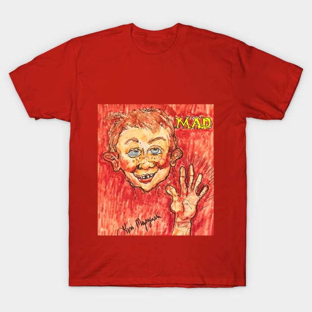 Mad (magazine) waving good bye - Mad Magazine - T-Shirt | TeePublic