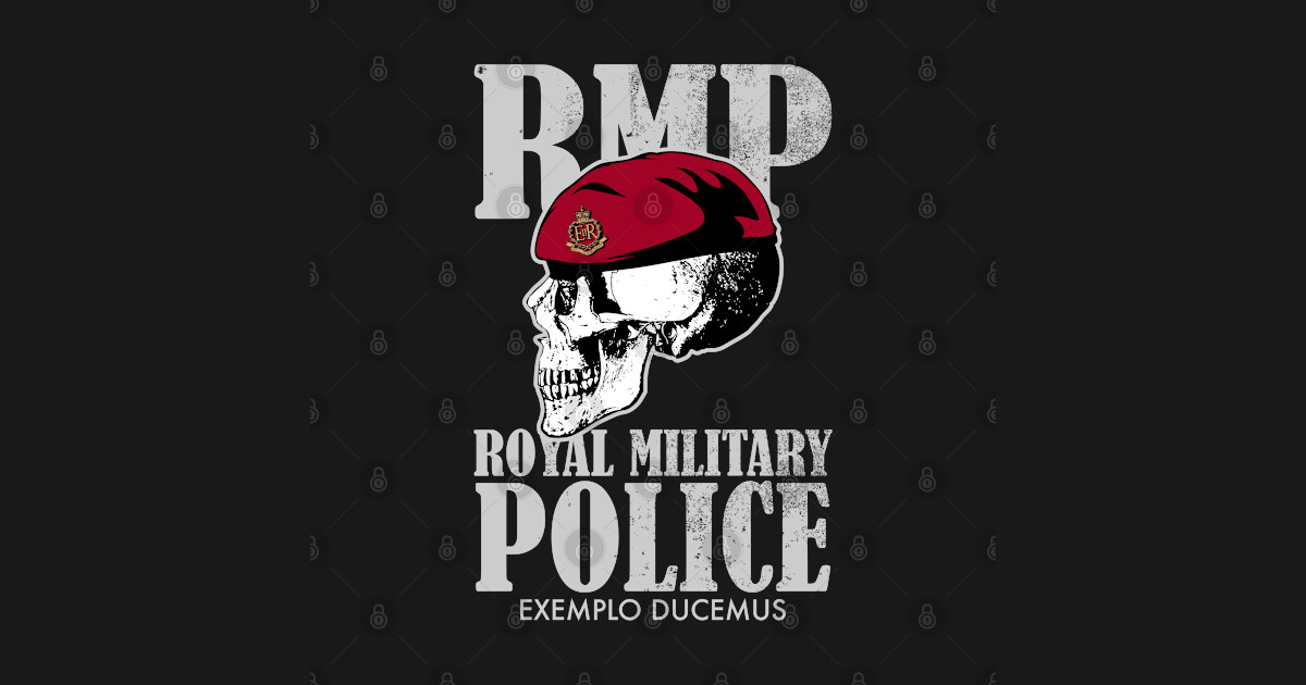 Royal Military Police (distressed) (Small Logo) - British Rmp - T-Shirt ...