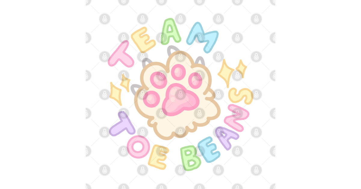 Team Toe Beans - Kawaii - T-Shirt | TeePublic