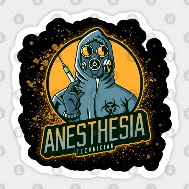 Anesthesia technician - Anesthesia - Sticker | TeePublic