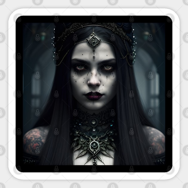 Princess of darkness - Princess - Sticker | TeePublic