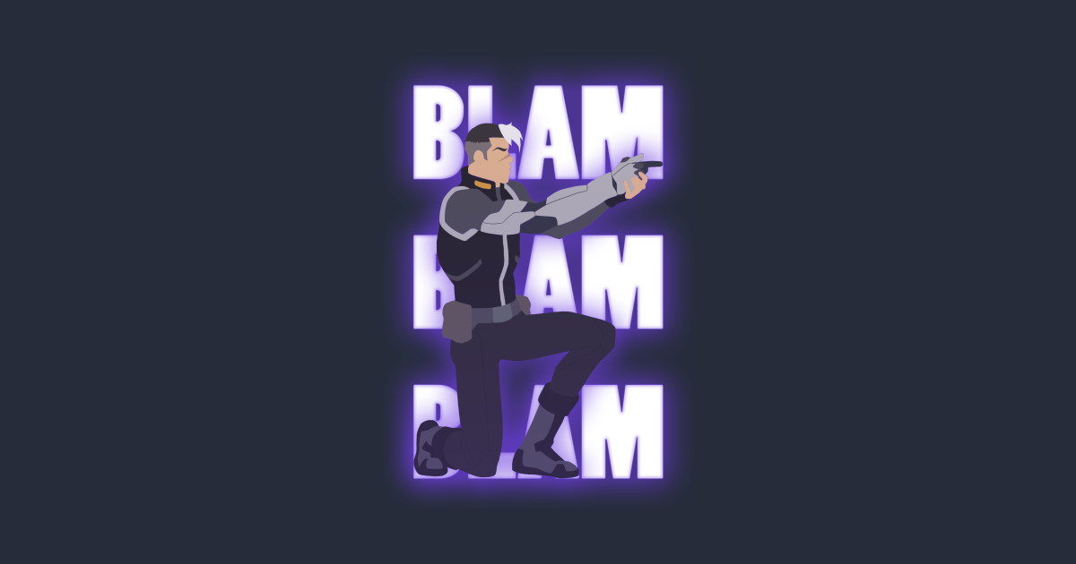 Blam Blam Blam! [Shiro] - Shiro - T-Shirt | TeePublic