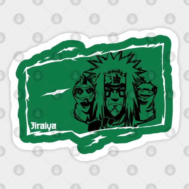 Jiraiya and fukasaku - Jiraiya Fukasaku - Sticker | TeePublic