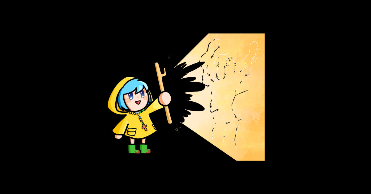 Luce Catholic Mascot Destroying a Demon with a powerful blast from her ...