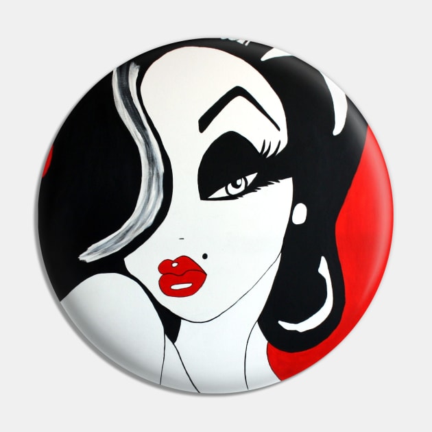 Jessica Rabbit - Black & White - Jessica Rabbit - Pin | TeePublic