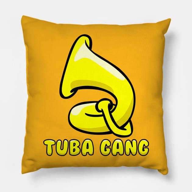 Tuba Gang - Tuba Gang - Pillow | TeePublic