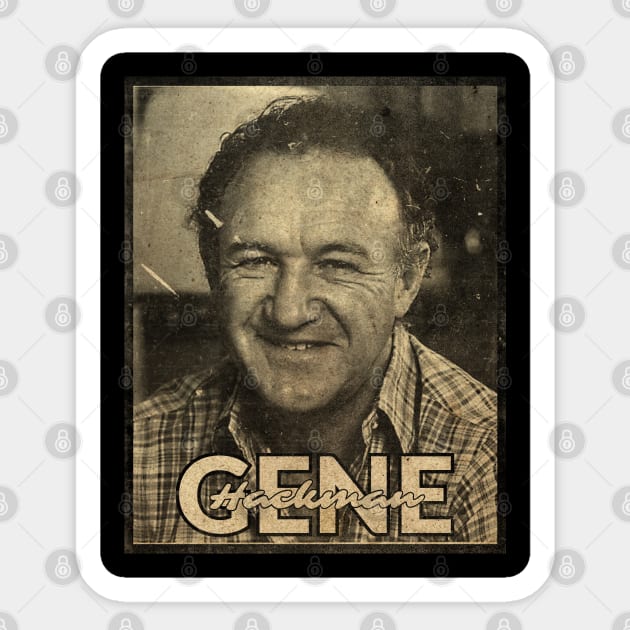 Gene Hackman / Classic Style - Gene Hackman - Sticker | TeePublic