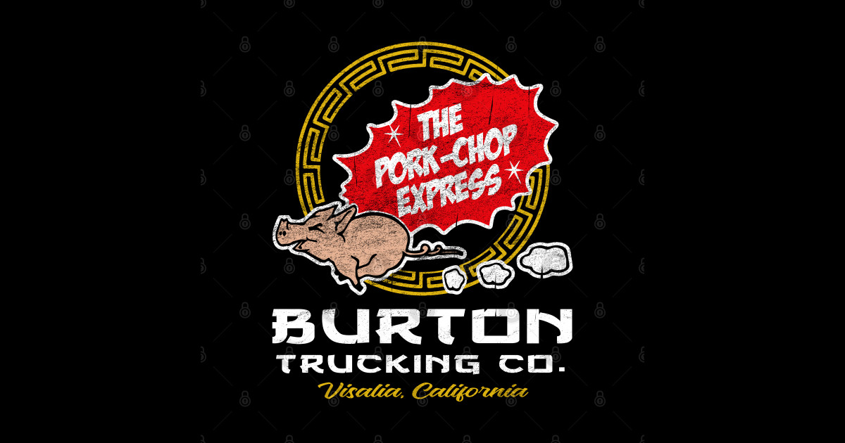 Burton Pork Chop Express Trucking - Jack Burton Truck - Sticker | TeePublic