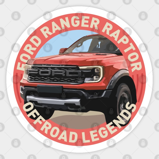 4x4 Offroad Legends: Ford Ranger Raptor - Ford Ranger Raptor - Sticker ...