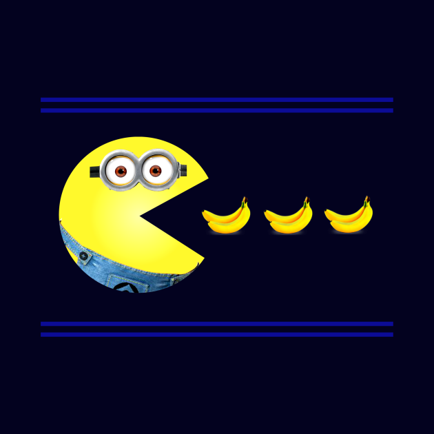 Pac-Minion - Space - Tapestry | TeePublic