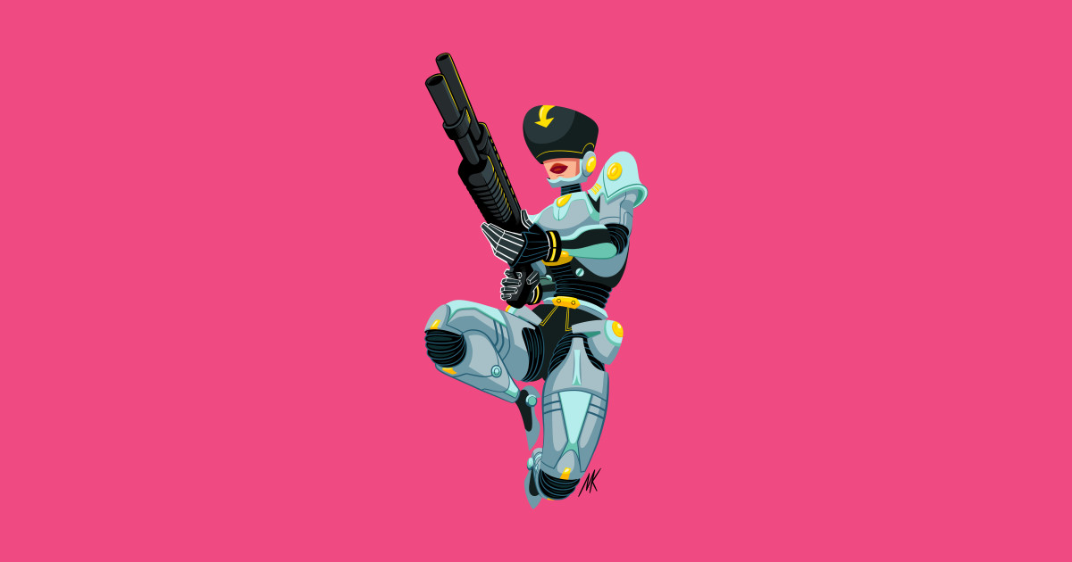 Lady Battle Cop - Lady Battle Cop - T-Shirt | TeePublic