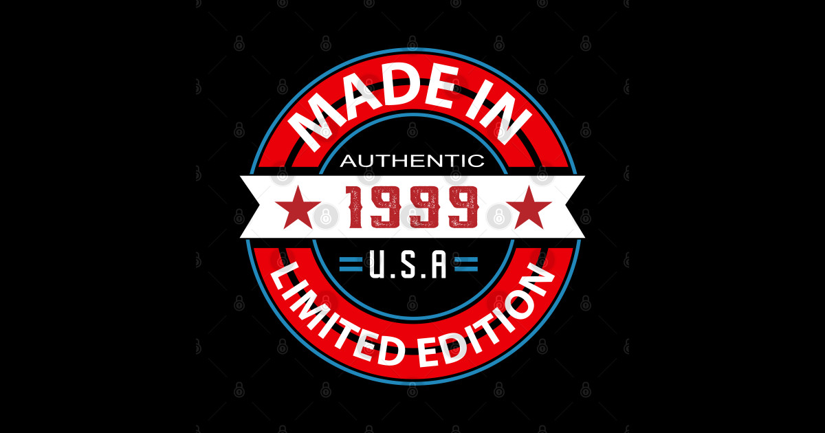 1999 24 Year - 1999 - Sticker | TeePublic