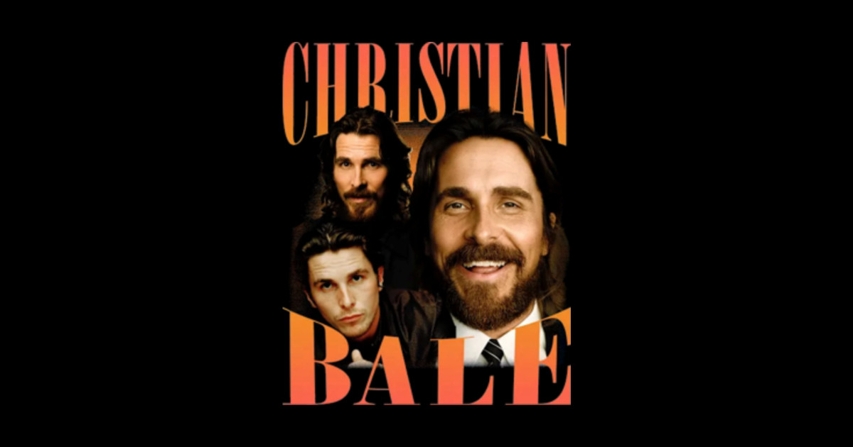 Christian Bale Bootleg Vintage - Christian Bale - Posters and Art ...