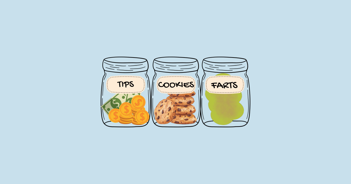 Fart Jar Cookie Jar and Tips - Fart Jar - T-Shirt | TeePublic