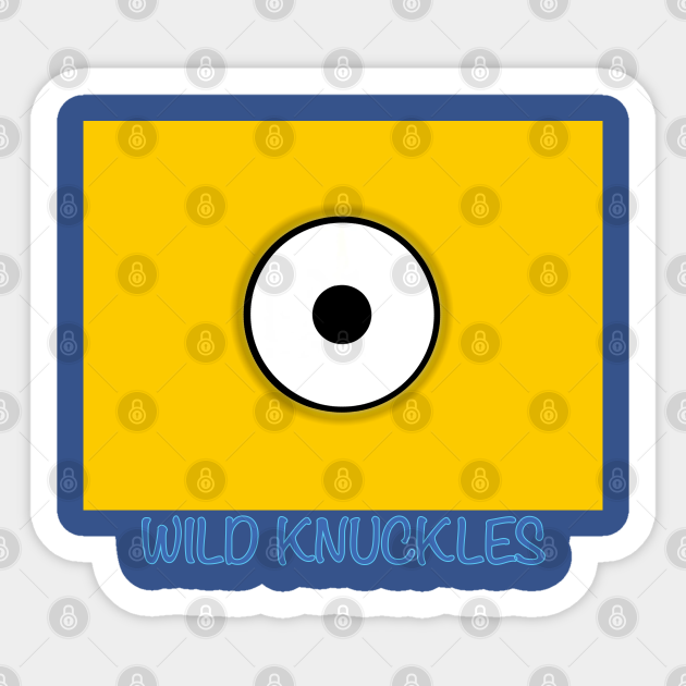 MINION USA DESPICABLE WILD KNUCKLES - Minions - Sticker | TeePublic