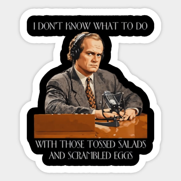 Retro Movie 90s - Frasier - Sticker | TeePublic