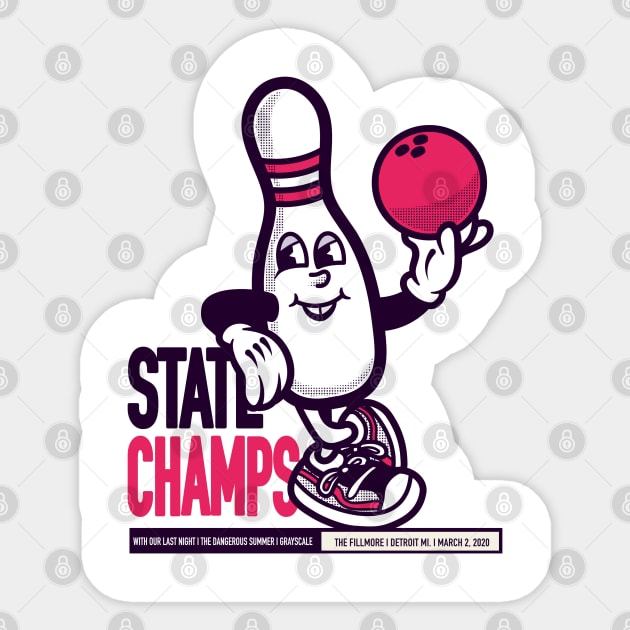 Bowling cartoon character - Bowling Ball - Sticker | TeePublic