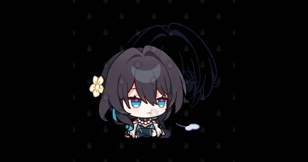 Honkai Star Rail Chibi Ruan Mei 2 - Honkai Star Rail - Sticker | TeePublic