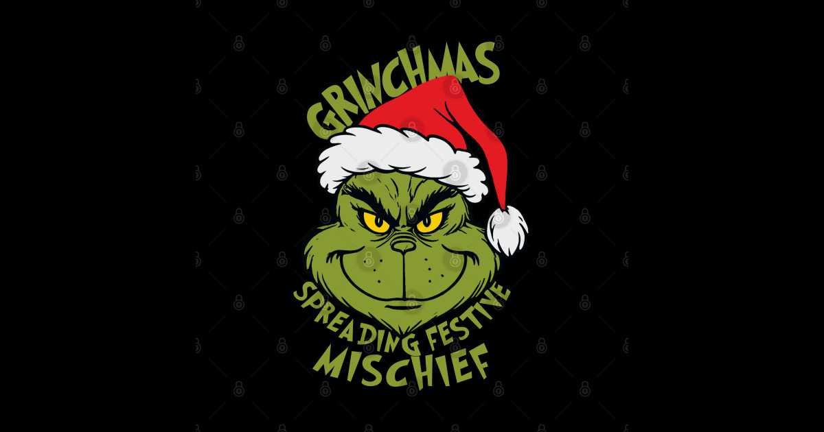 The Grinch's Festive Surprise - Grinch - Sticker | TeePublic