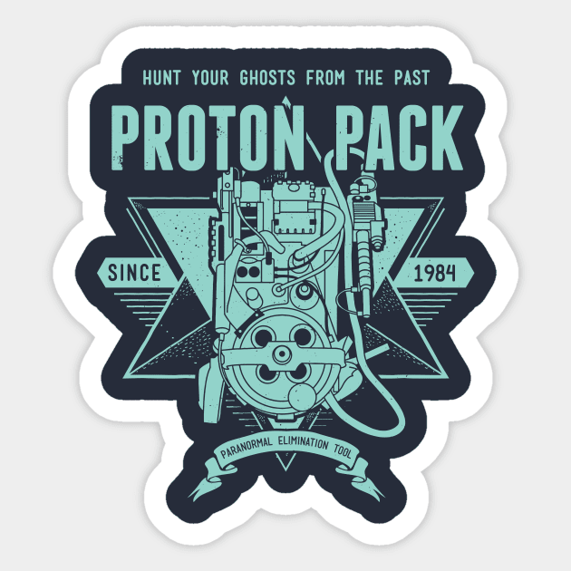 PROTON PACK - Ghostbusters - Sticker | TeePublic