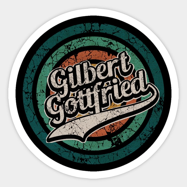 Gilbert Gottfried // Retro Circle Crack Vintage - Gilbert Gottfried ...