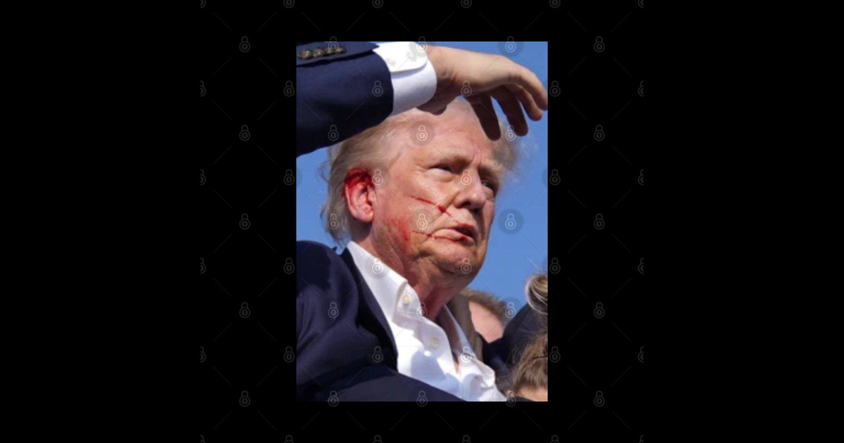 President Donald Trump Assassination Salute - Trump Assasination ...